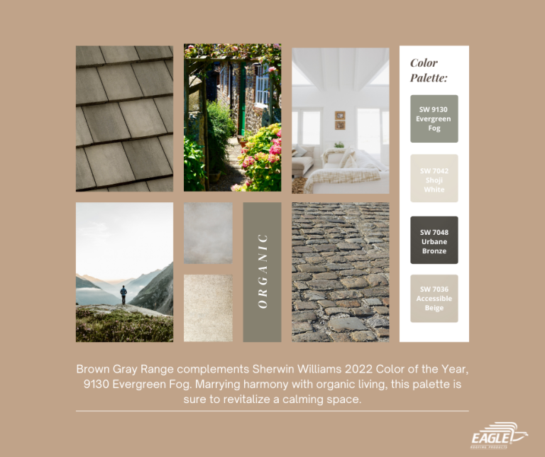 Color Palettes that Complement Eagle Roofing Products Color of the Year ...